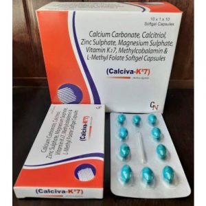 CALCIUM CARBONATE + CALCITROL + EPA + DHA + VIT. K2-7 + FOLIC ACID ...