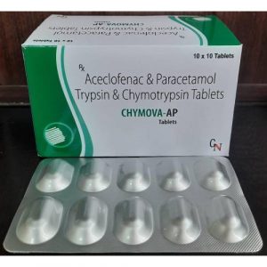 Trypsin-Chymotrypsin, Diclofenac Potassium, and Paracetamol Tablets