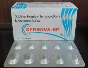 DICLOFENAC, PCM, AND SERRATIOPEPTIDASE TABLET